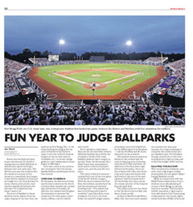 Fort Bragg Field is Ballpark of the Year – BaseballParks.com